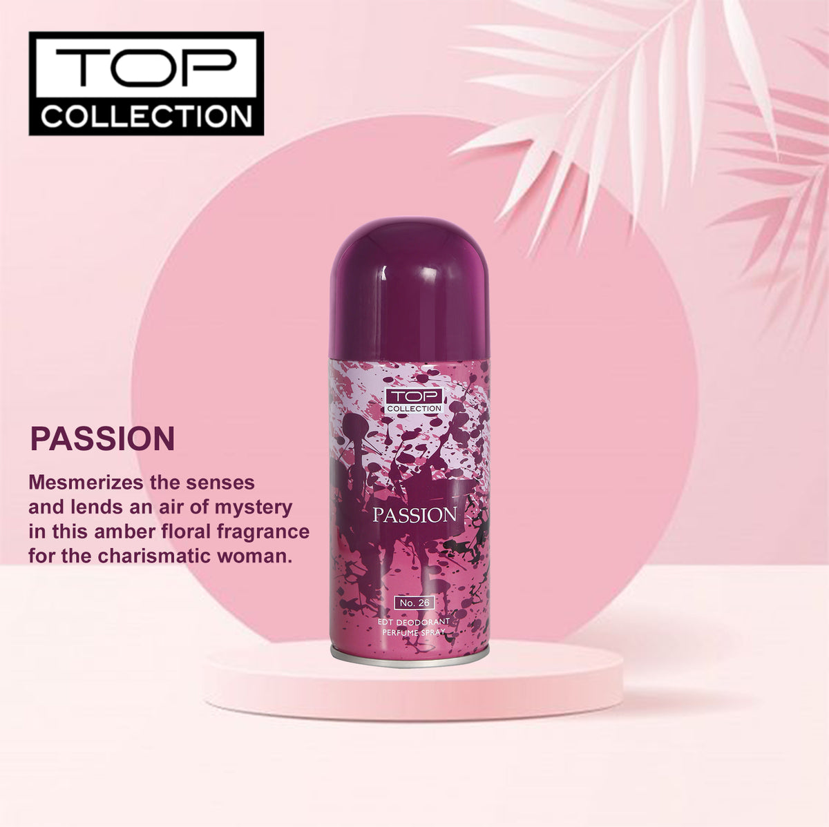 Buy Top Collection Deodorant Perfume Spray - Passion, 150ml | Made in ...