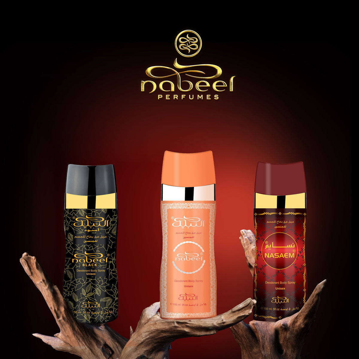 Buy Nabeel Deodorant Body Spray - Nabeel, 150ml | Made in UAE ...