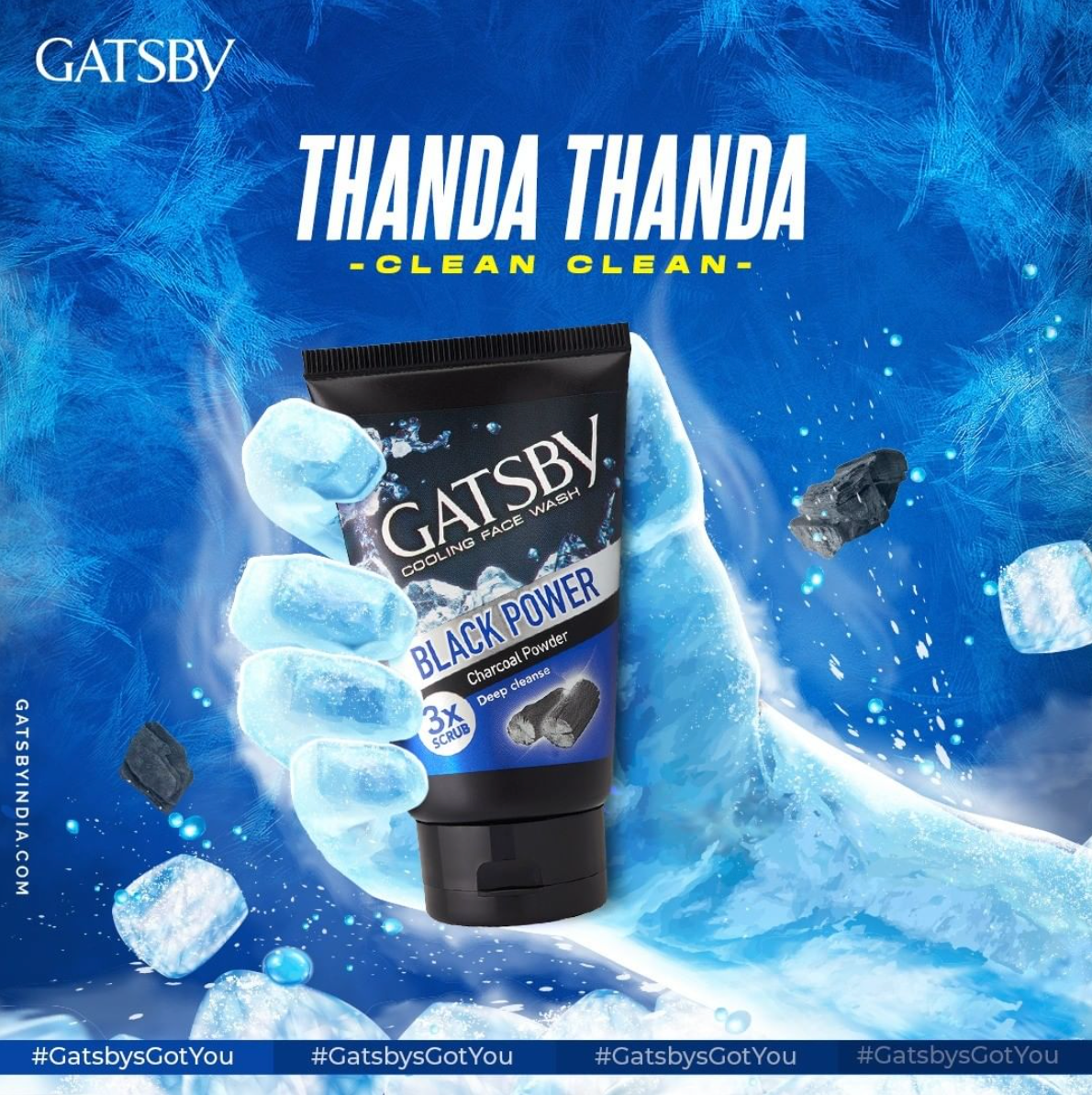 Buy Gatsby Cooling Face Wash - Perfect Clean, 50g Online in India at ...